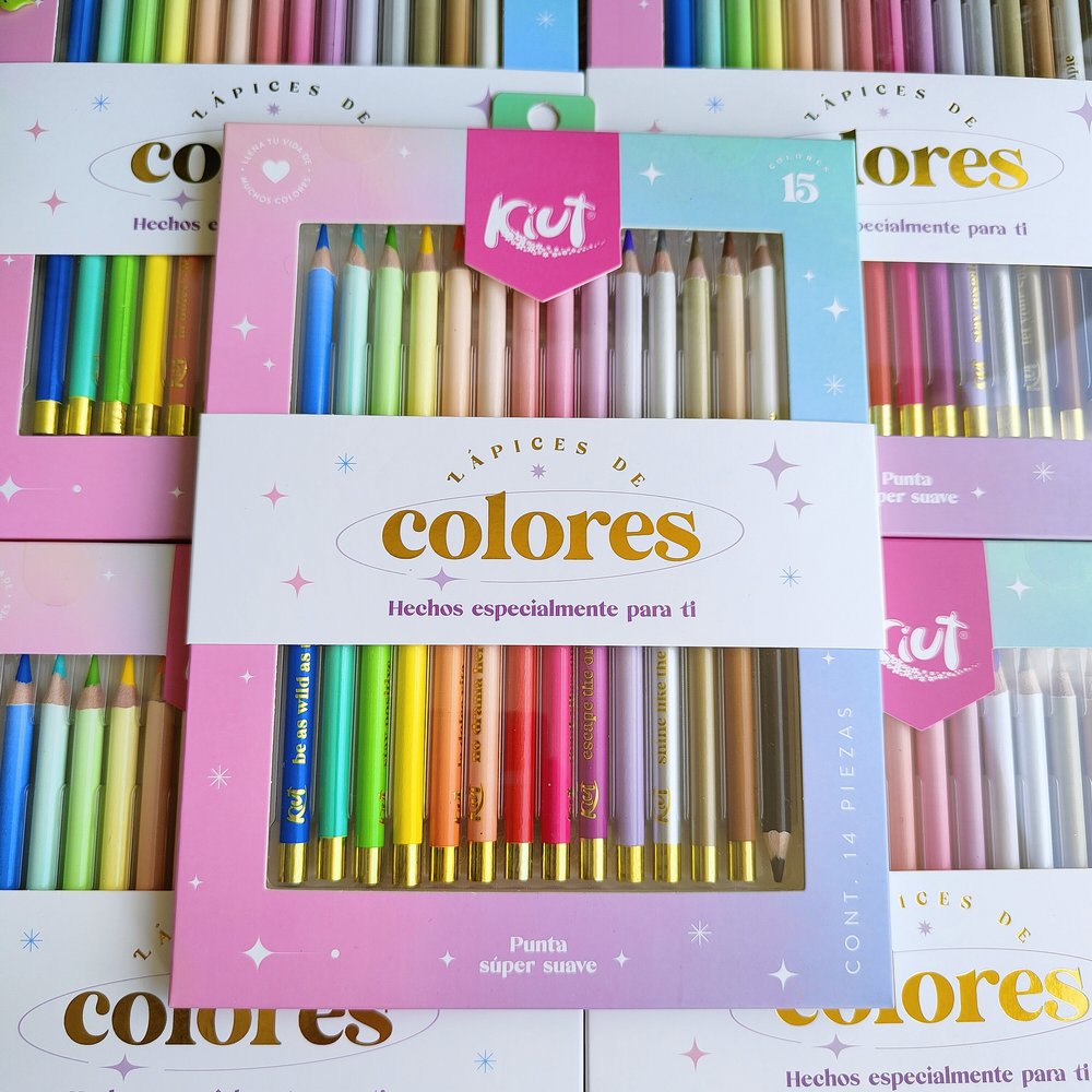 Colores Marca Kiut X15 Unidades – Papelería Mundo Kawaii