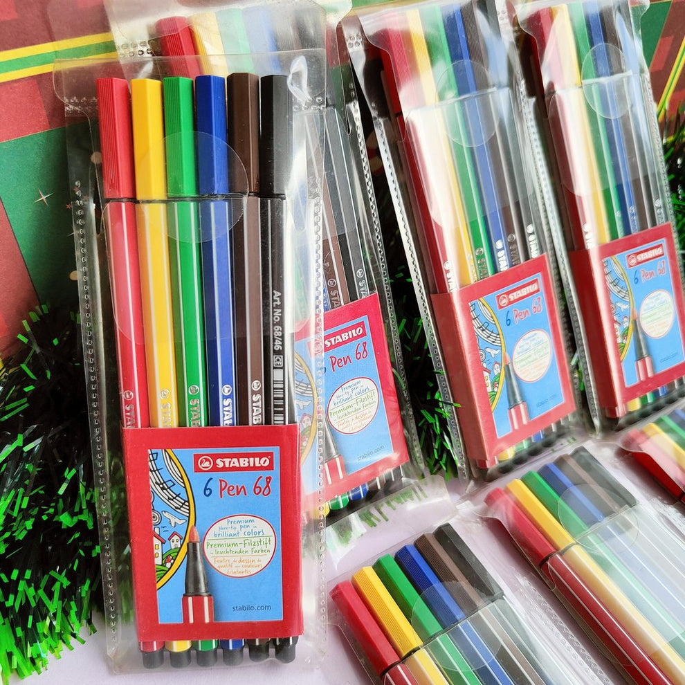 Plumones Brillantes Pen 68 De Stabilo Boss X6 Unidades – Papelería ...