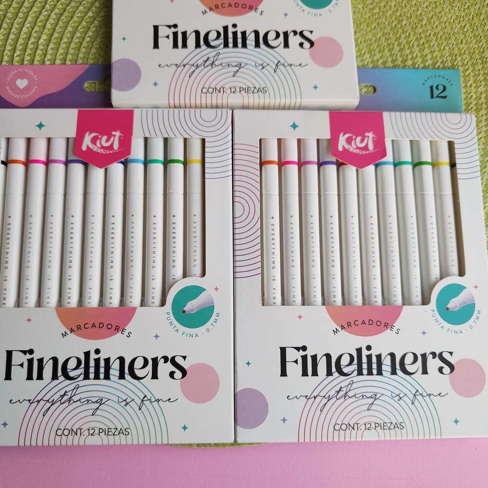 Fineliners Kiut X12 Unidades – Papelería Mundo Kawaii